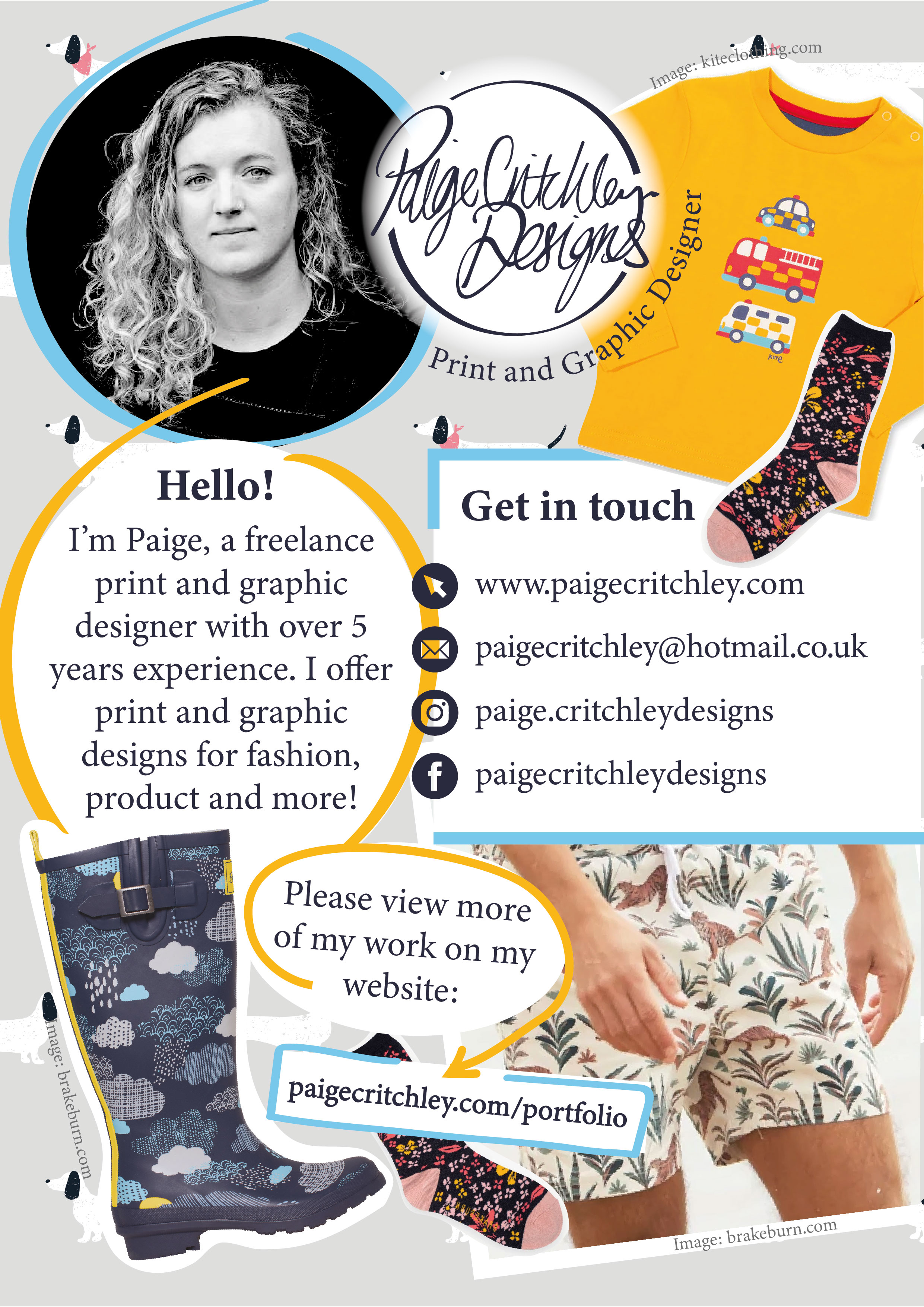 Mini Portfolio – Paige Critchley Designs